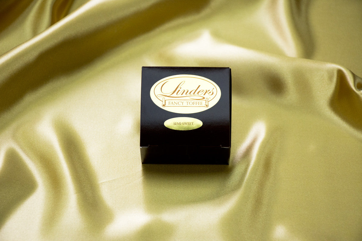 Semi Sweet Fancy Toffee Box with almonds – Linders Fancy Toffee